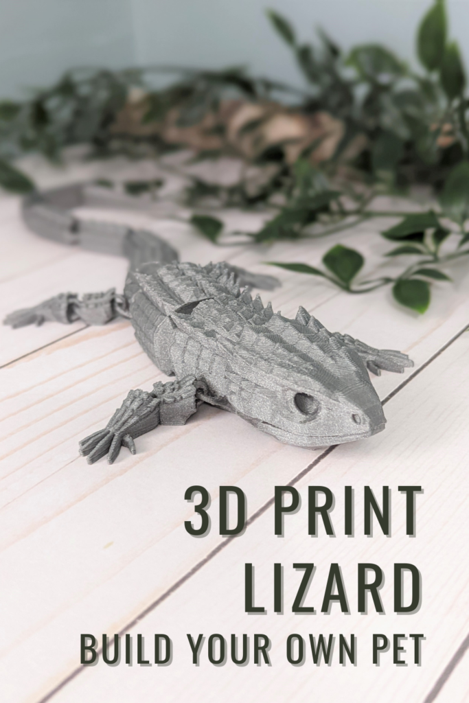 3D Print Lizard- Make Your Own Pet - Built By 3D